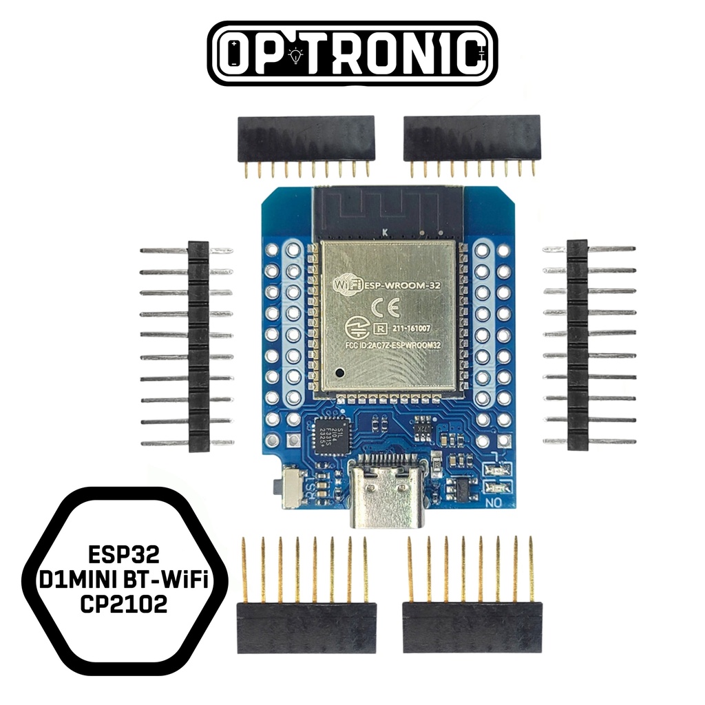 ESP32 D1MINI BT-WiFi Module -CP2102 Type-C | OP-Tronic