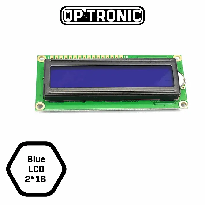 Lcd 1602 Blue Screen with Backlight LCD Display | OP-Tronic