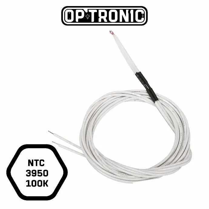 NTC 3950 100K ohm Thermistor with 1 Meter TeflonT wiring without Dupont ...