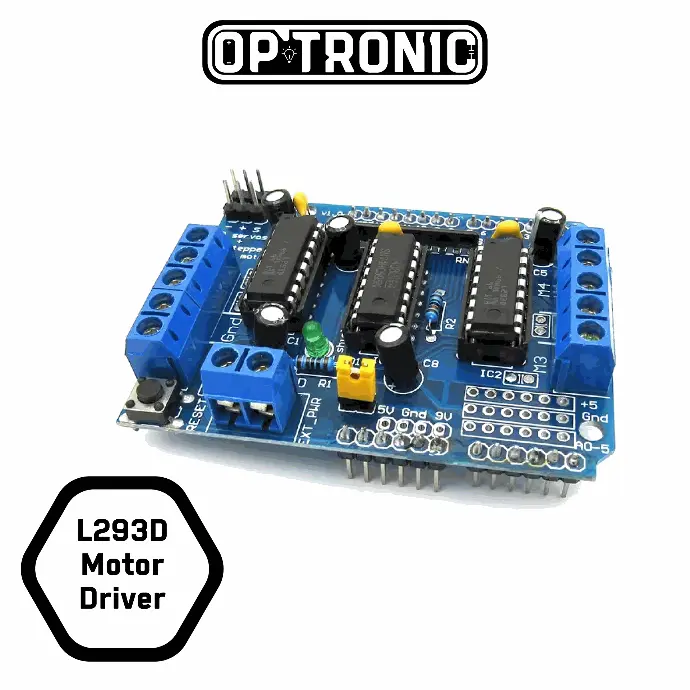 L293D Motor Driver Shield | OP-Tronic