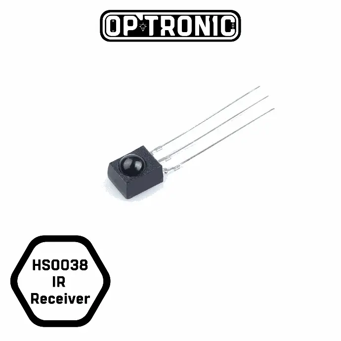IR Infrared Receiver HS0038 38Khz – 3Pin | OP-Tronic