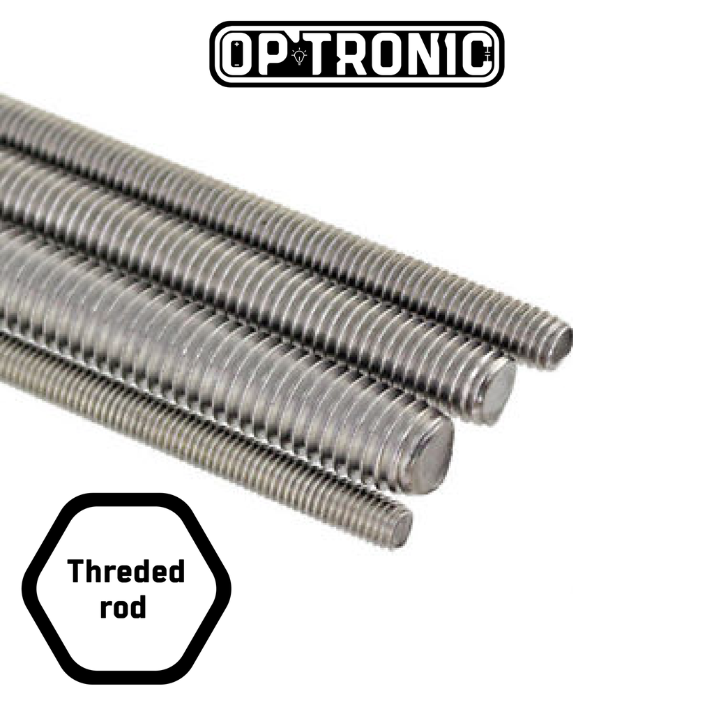 steel threaded rod 8mm 1M | OP-Tronic