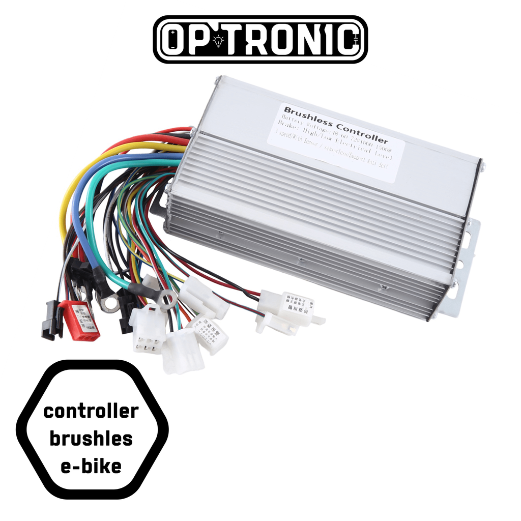 1500W Electric Controller 12 Tube Dual Mode E-Bike Brushless Controller 48V 60V 64V 72V | OP-Tronic