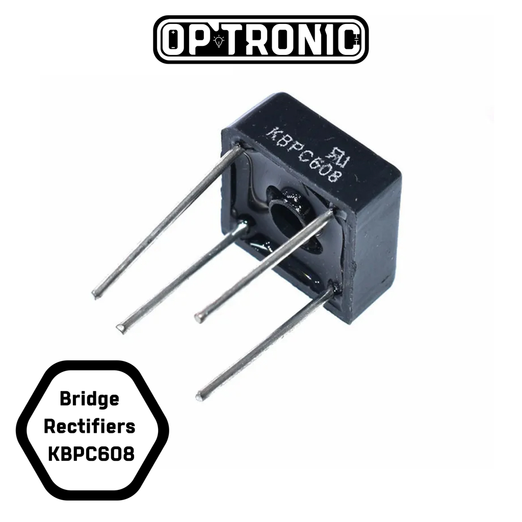 Bridge Rectifier KBPC608 6A 800V(Square Shape) | OP-Tronic